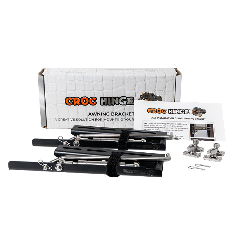 Croc Hinge® Awning Bracket (Set Of 3) – bush2beachawnings